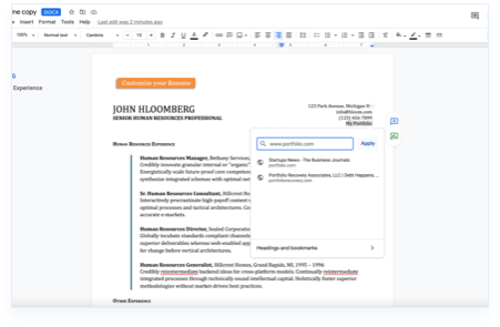 Google Docs Resume: Find Free Templates & How-To Guide