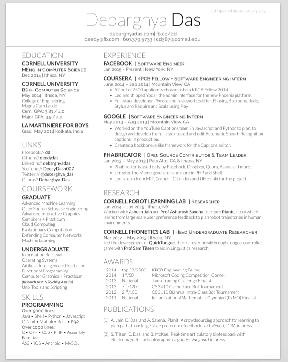 Alguna Cosa Ense ar Aumentar Free Latex Cv Template Lev ntate Suerte