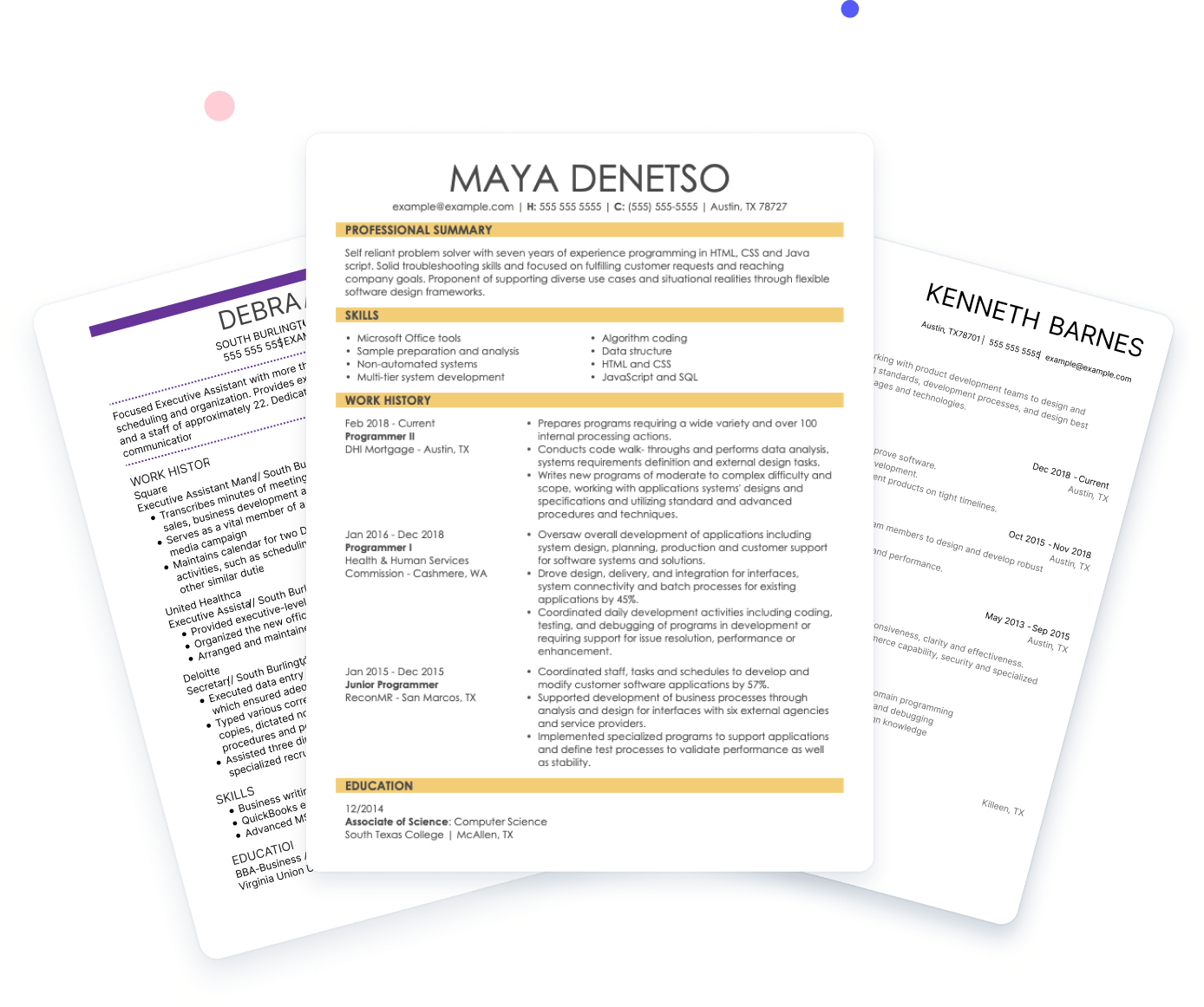 Best Downloadable Resume Examples For 2024