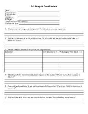 30+ Questionnaire Templates and Designs in MS Word