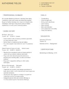 Barback | Free Resume Templates + How-To Guide