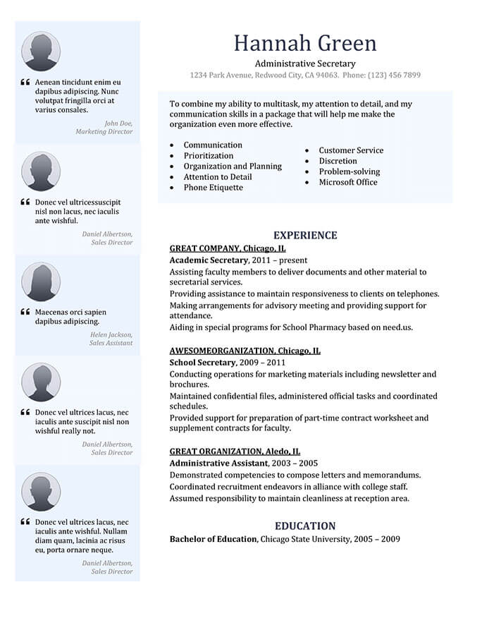 Download Copywriting Resume Templates | For Top Jobs