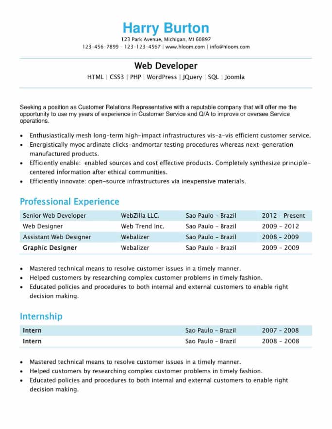Downloadable Marketing Resume Templates | For Top Jobs