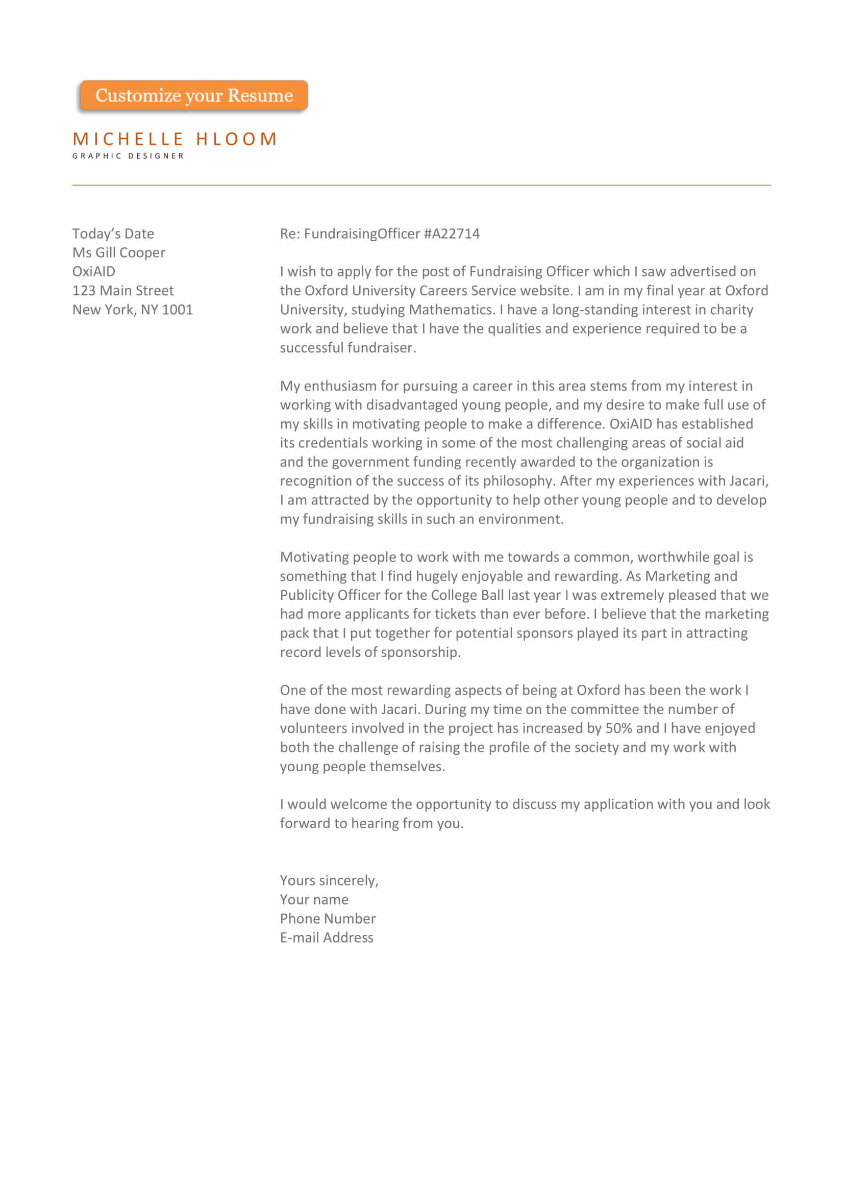 Professional Cover Letter Template For 2025